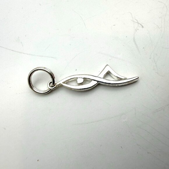 Unbranded | Jewelry | Sterling Silver Abstract Christian Fish Ichthys ...